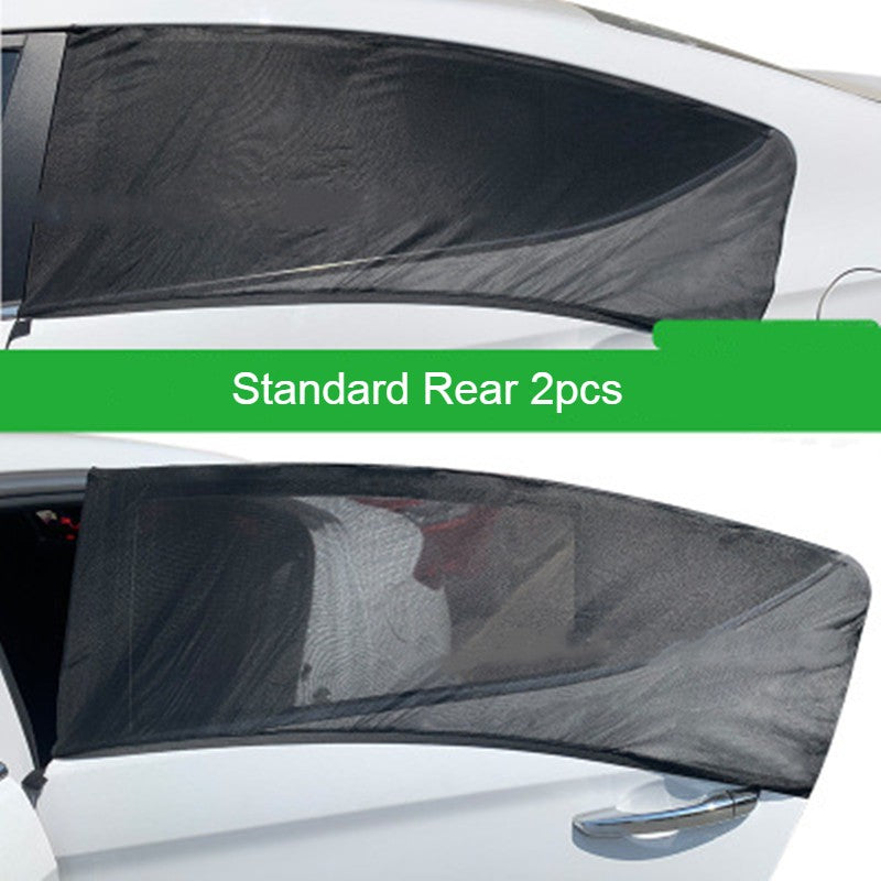 Universal Car Side Window Mesh Sunshade, for Front and Rear Windows (2 ...