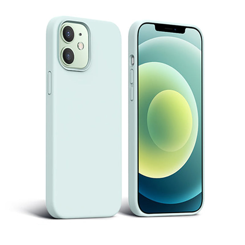 iPhone 12 Soft Silicone Case Cover, with Full-body Protection, Lightwe ...