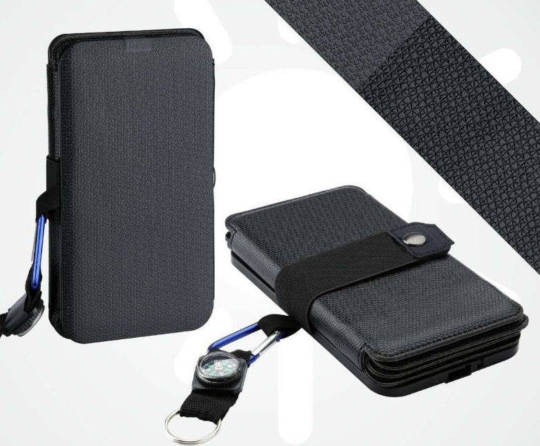 Portable Solar Power Bank With 5 Foldable Solar Panels, Faster Than Yo ...