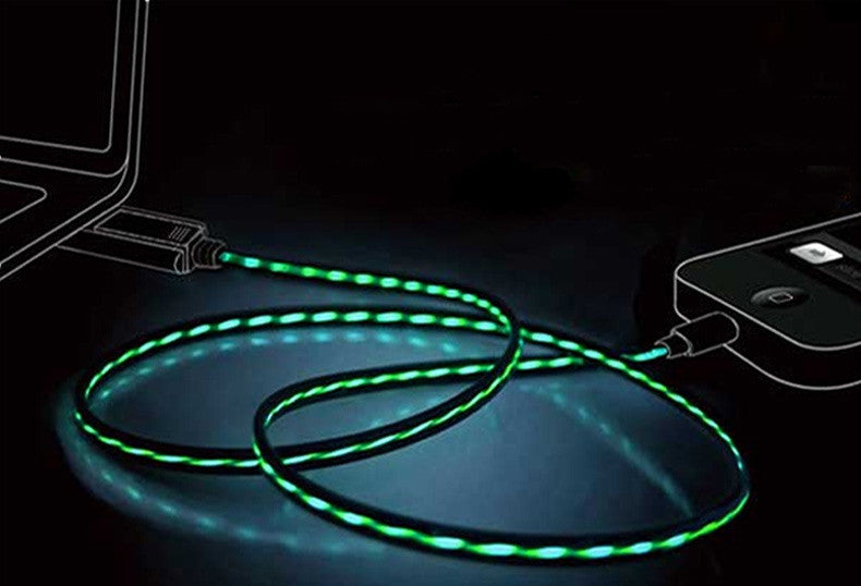 1 Meter Light Pulse Electroluminescent Charge & Sync Cables – GizModern