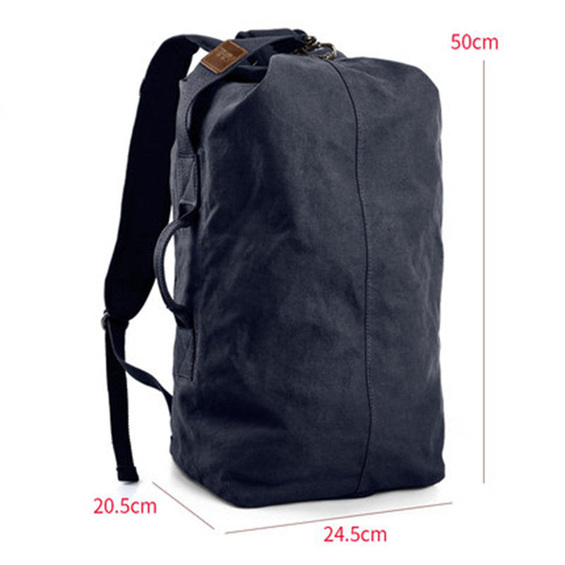 Large Capacity Canvas Backpack, with Sturdy Material, Multiple Interio ...