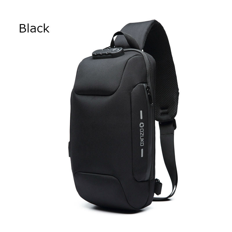 Most Secure Anti-theft Sling Backpack With 3-Digit Lock, Large Capacit ...