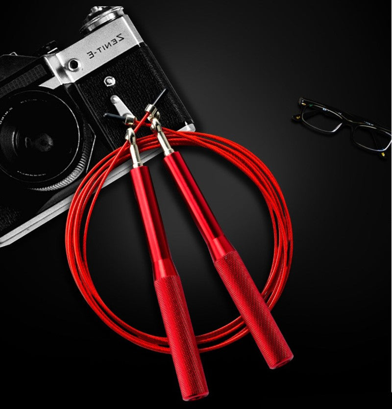 Adjustable 3m Workout Exercise Jump Rope with Non-Slip PU Leather Hand ...