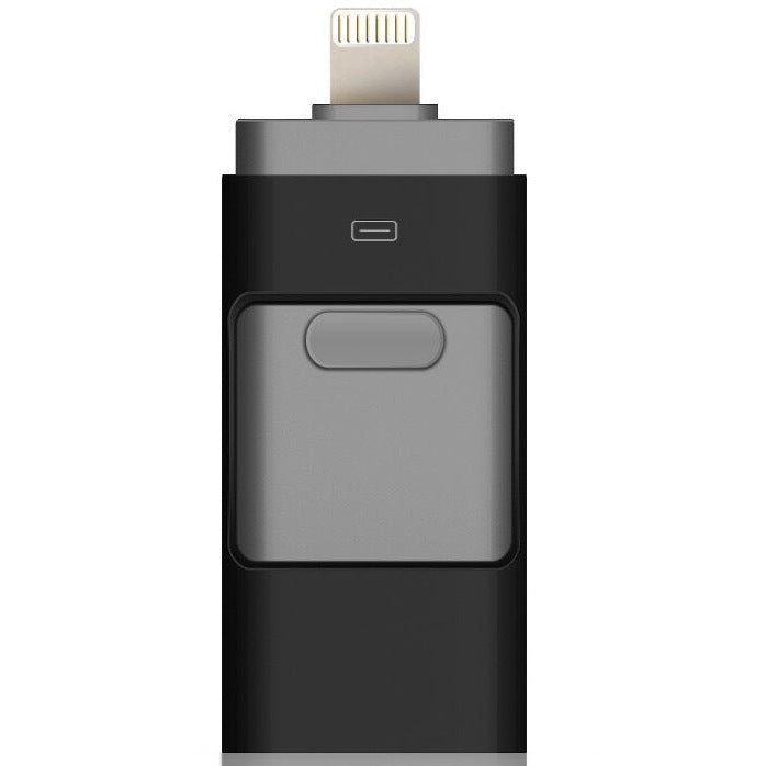 Three-In-One USB Flash Drive - Connect And Store Everything On A Singl ...