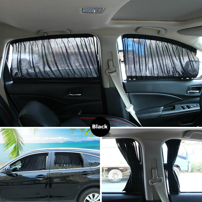 Universal Adjustable Car Window Curtain With Orbits: Install Once, Enj ...