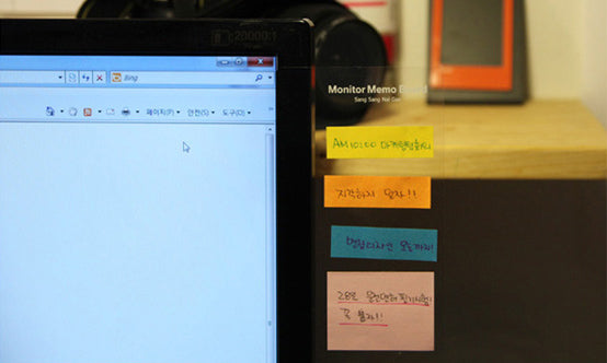 The Computer Monitor Message Board & Desk Organizer for a Clutter-Free ...