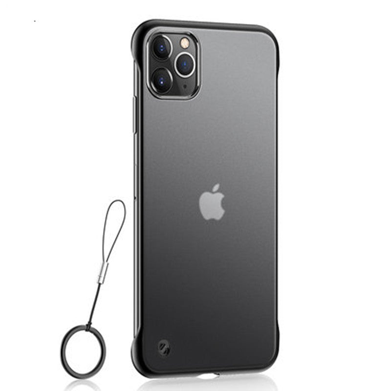 Transparent Frameless Matte Phone Case with Ring and Ultra Slim Design ...