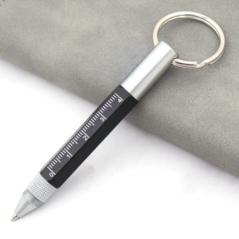 Portable Multifunction Tool Ballpoint Pen, with Ruler, Spirit Level, S ...