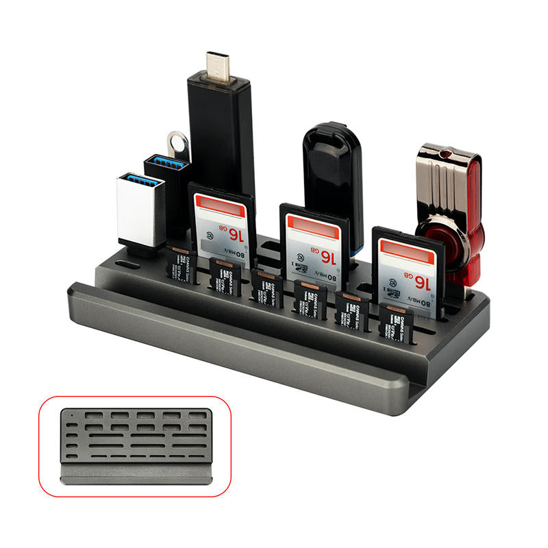 Desktop U Disk SD Card TF Card Reader Storage Rack – GizModern