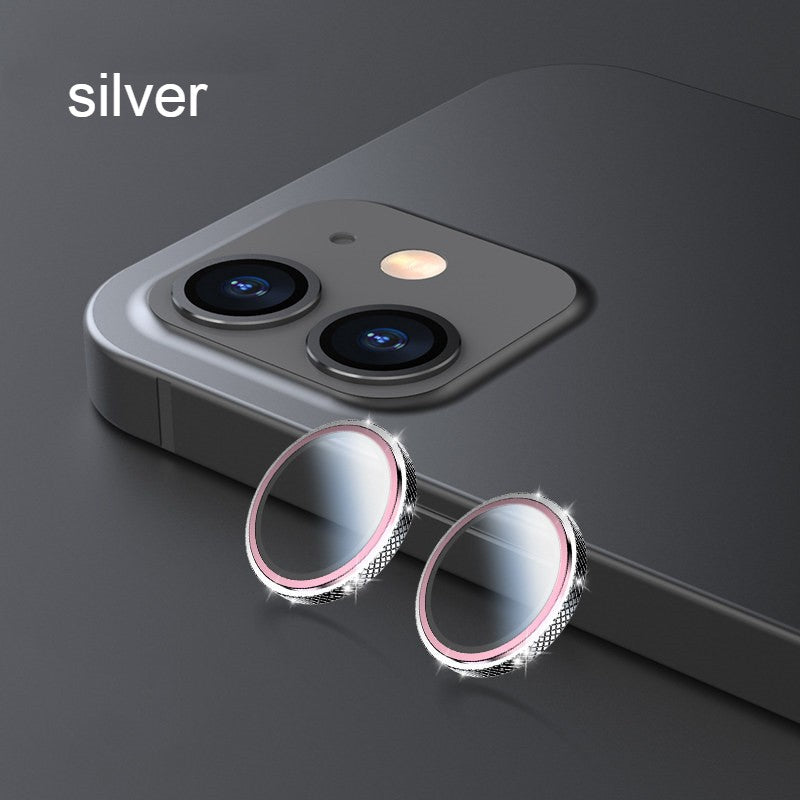 Tempered Glass Camera Lens Protector, with HD Clarity & Metal Frame, f ...