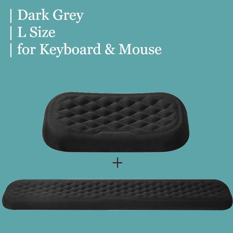 Keyboard & Mouse Wrist Rest, with Ergonomic Design, Breathable Memory ...