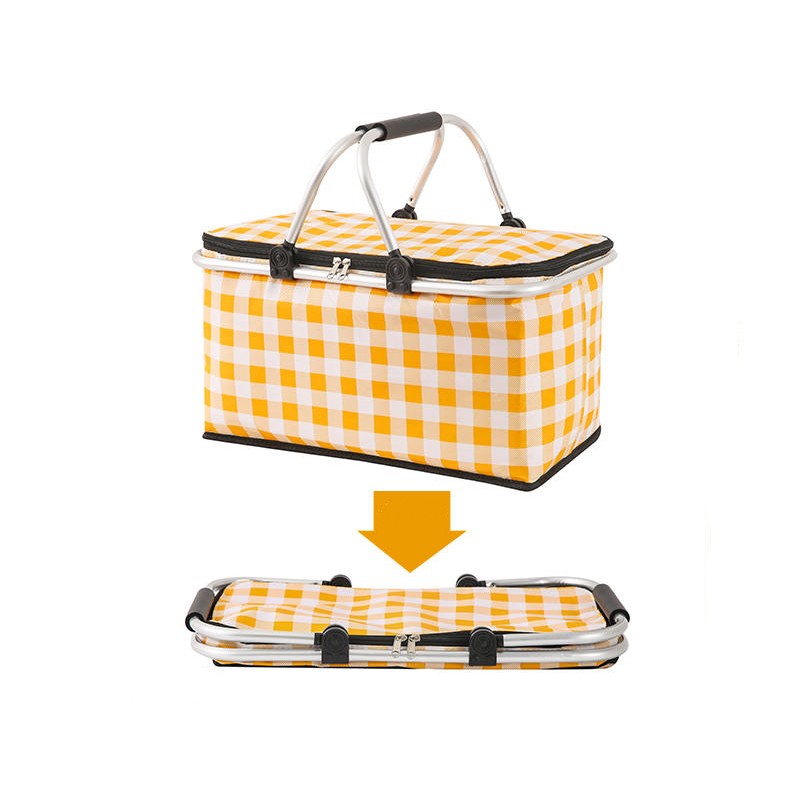 Foldable Outdoor Portable Picnic Basket – GizModern