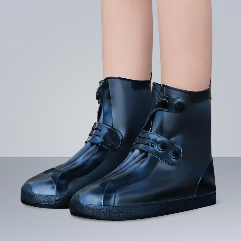 Waterproof, Non-Slip, Thickened And Wear-Resistant Rain Shoe Cover ...