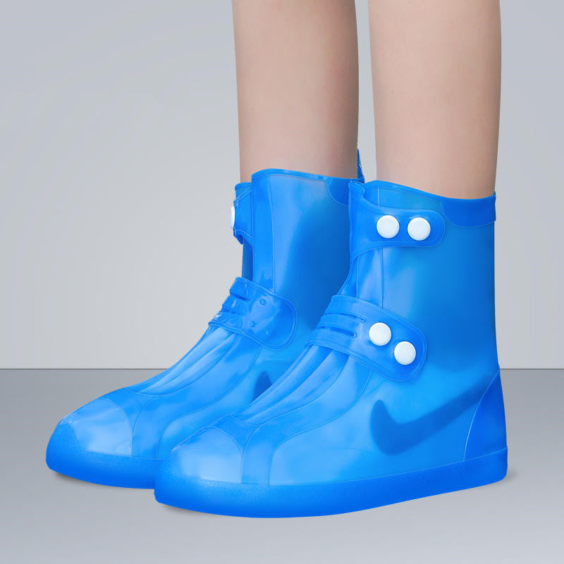 Waterproof, Non-Slip, Thickened And Wear-Resistant Rain Shoe Cover ...
