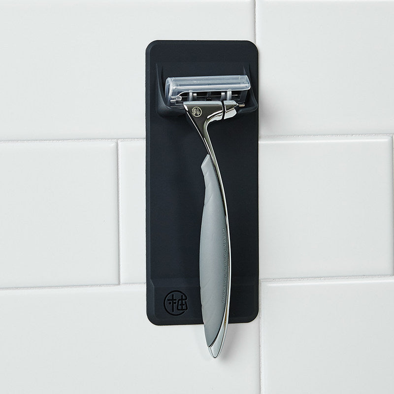 Waterproof & Reusable Wall Mounted Shaver/Razor Holder with No-Glue/Sc ...